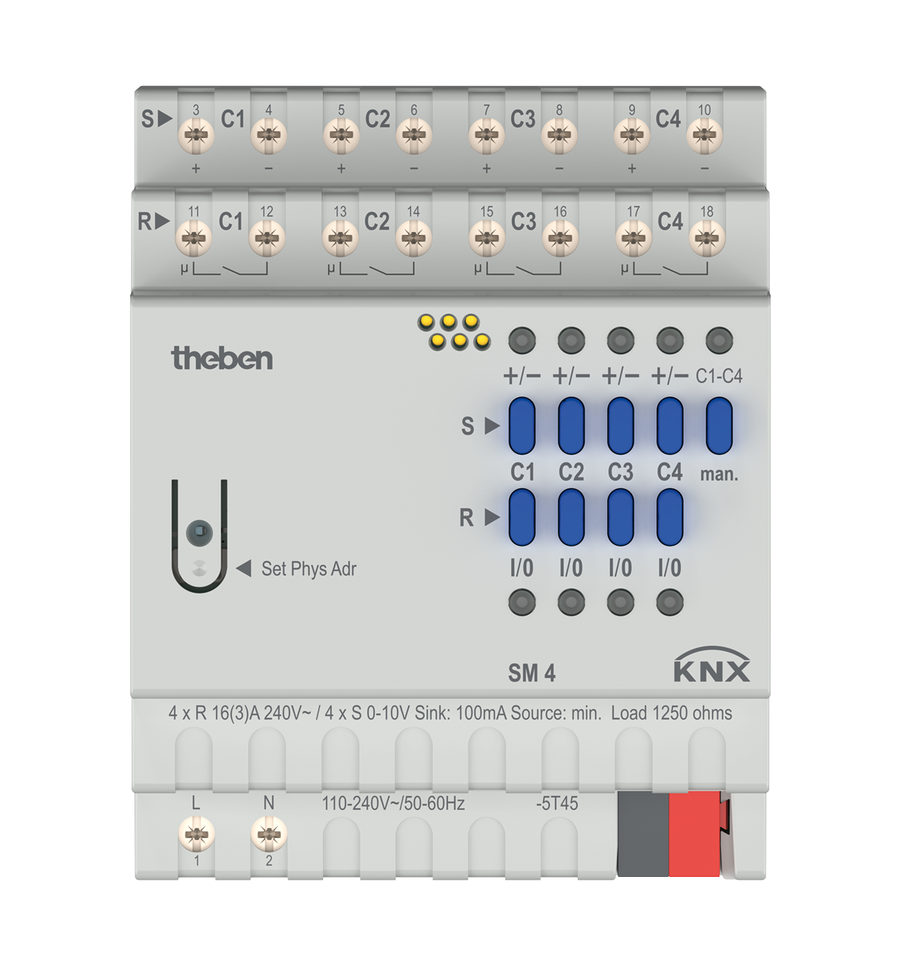 SM 4 KNX | Attuatori | KNX | Controllo di case ed edifici | Theben